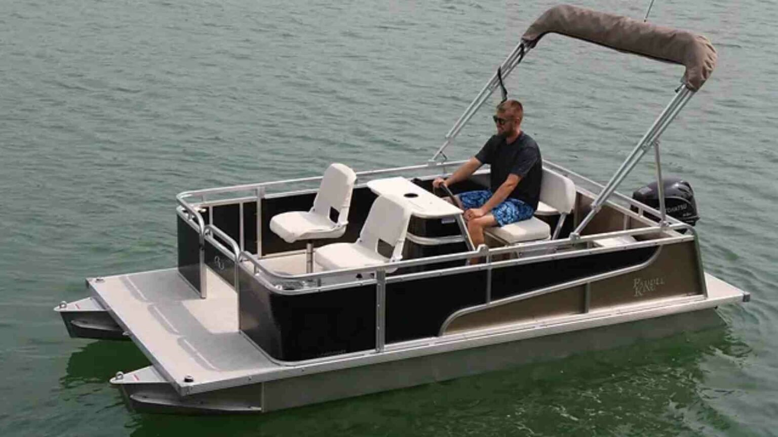 A Nostalgic Ride: The Vintage Pontoon Paddle Boat