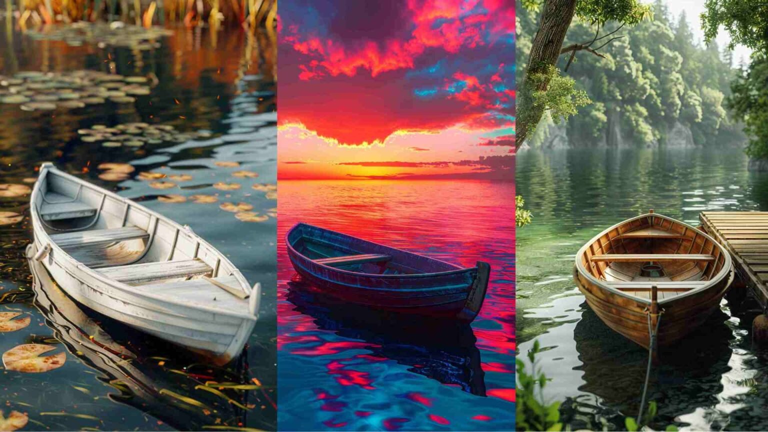 Image of a Rowboat 4K HD Wallpapers