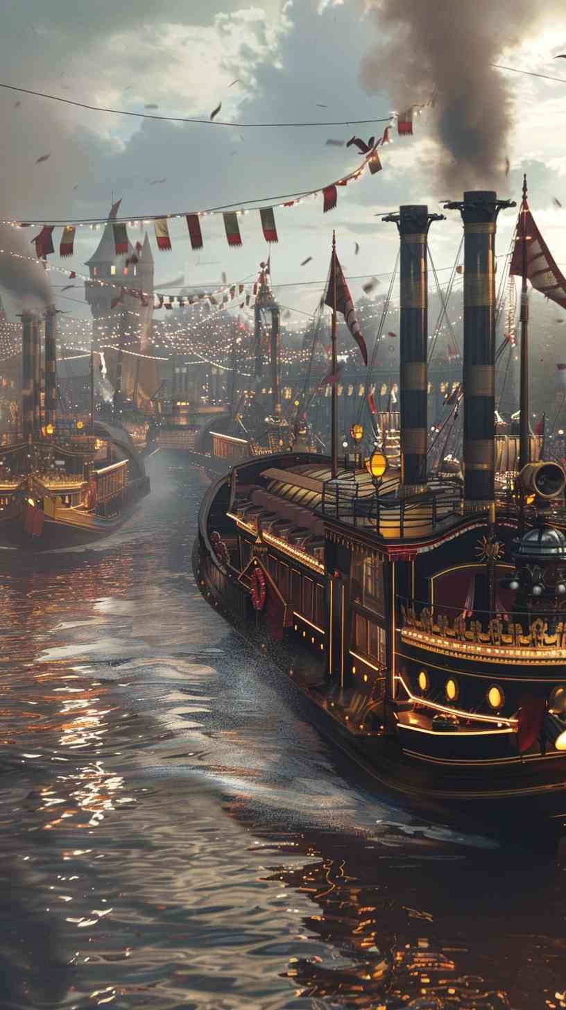 Pictures of Steam Boats 4K HD Wallpapers
