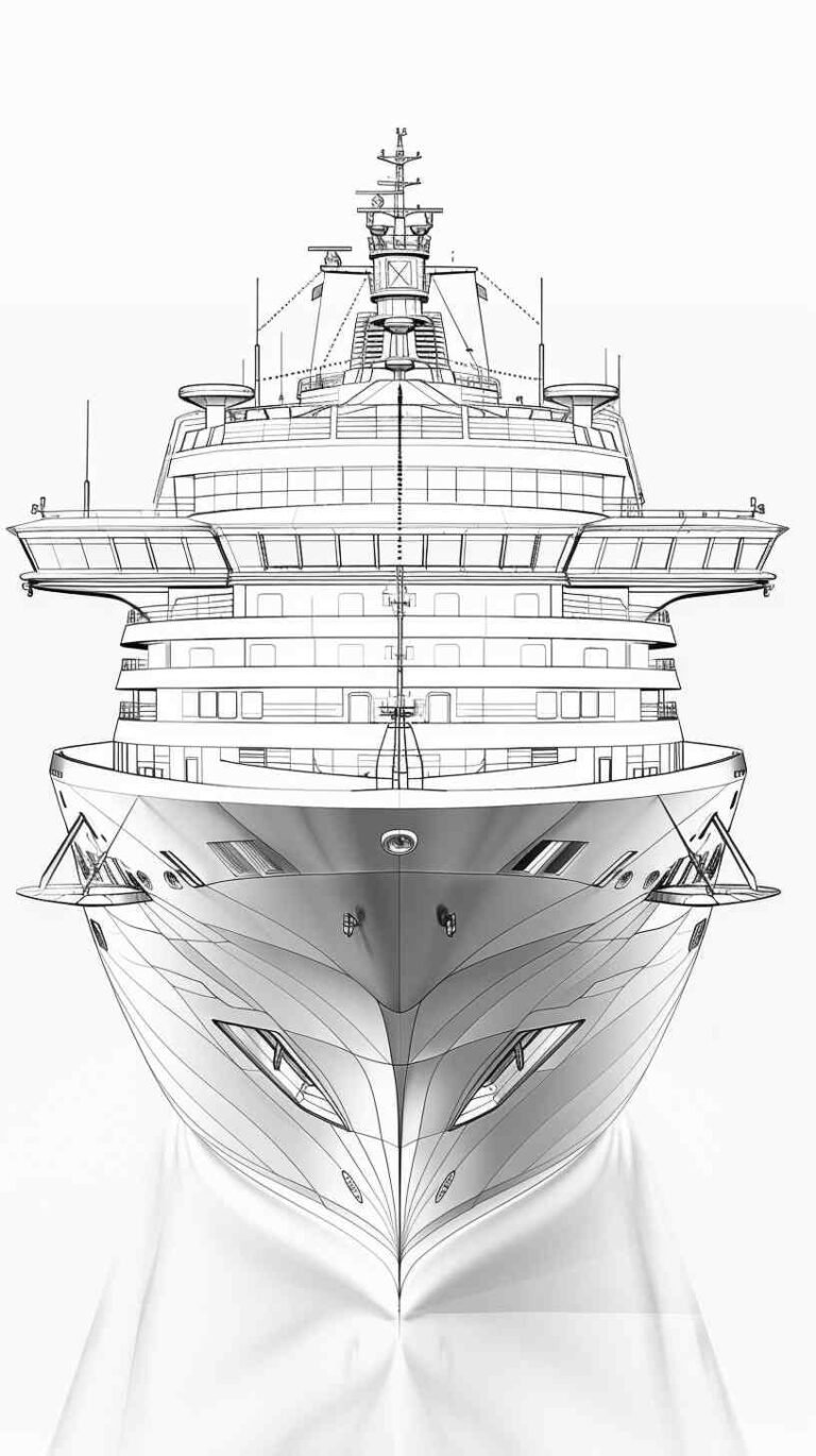 Boat Outline Picture 4K HD Wallpaper