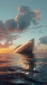 Sinking Boat Image 4K HD Wallpapers