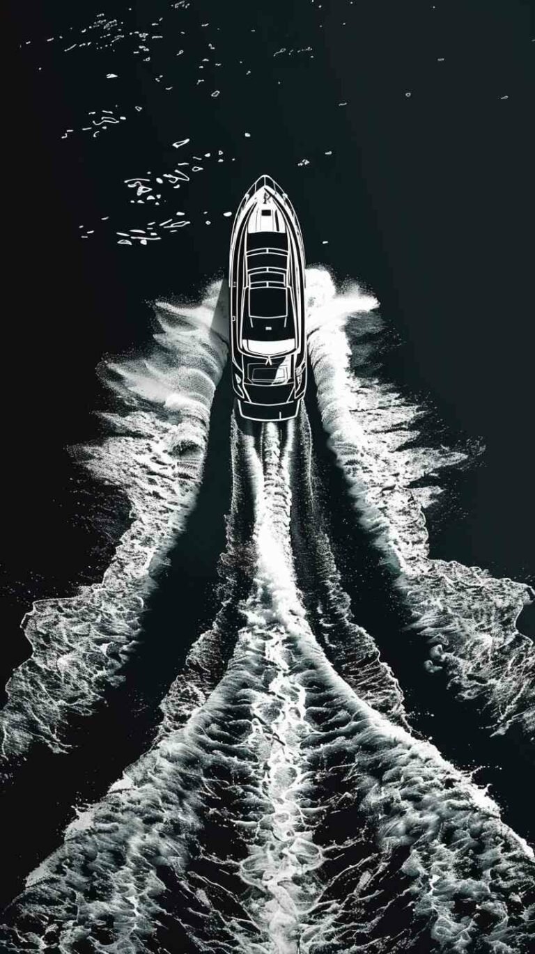 Boat Outline Picture 4K HD Wallpaper