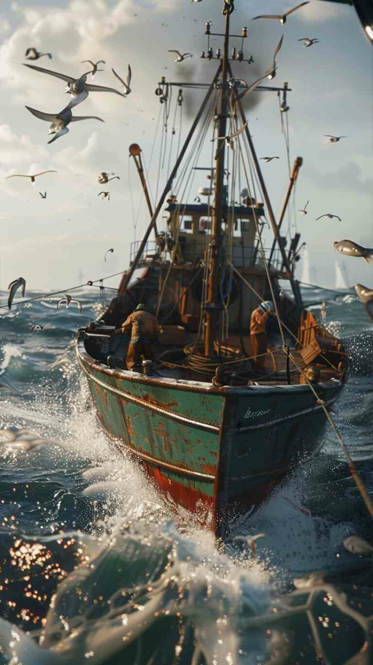 Picture of a Trawler 4K HD Wallpapers
