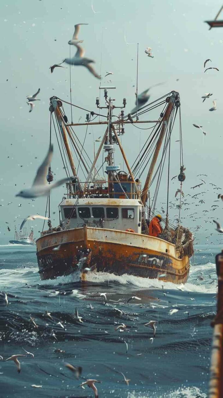 Picture of a Trawler 4K HD Wallpapers