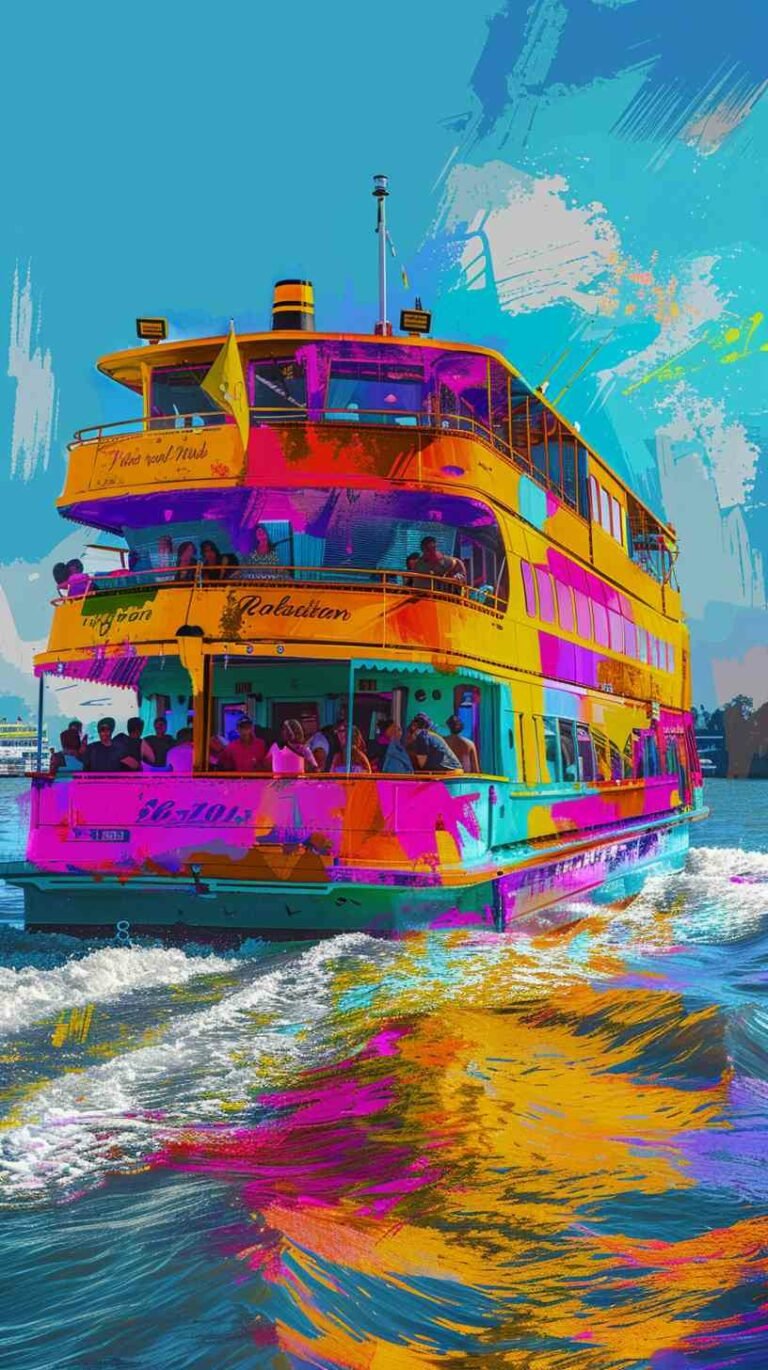Ferry Boat Picture 4K HD Wallpaper