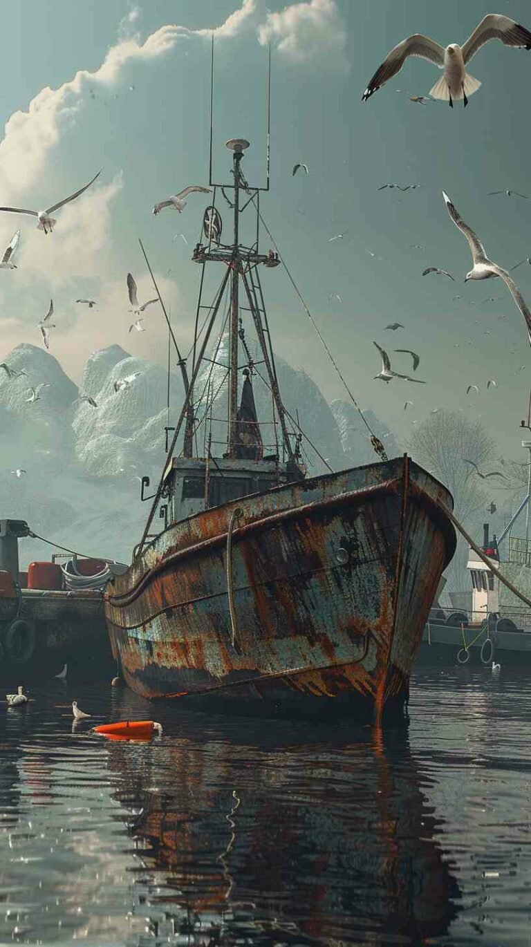 Picture of a Trawler 4K HD Wallpapers