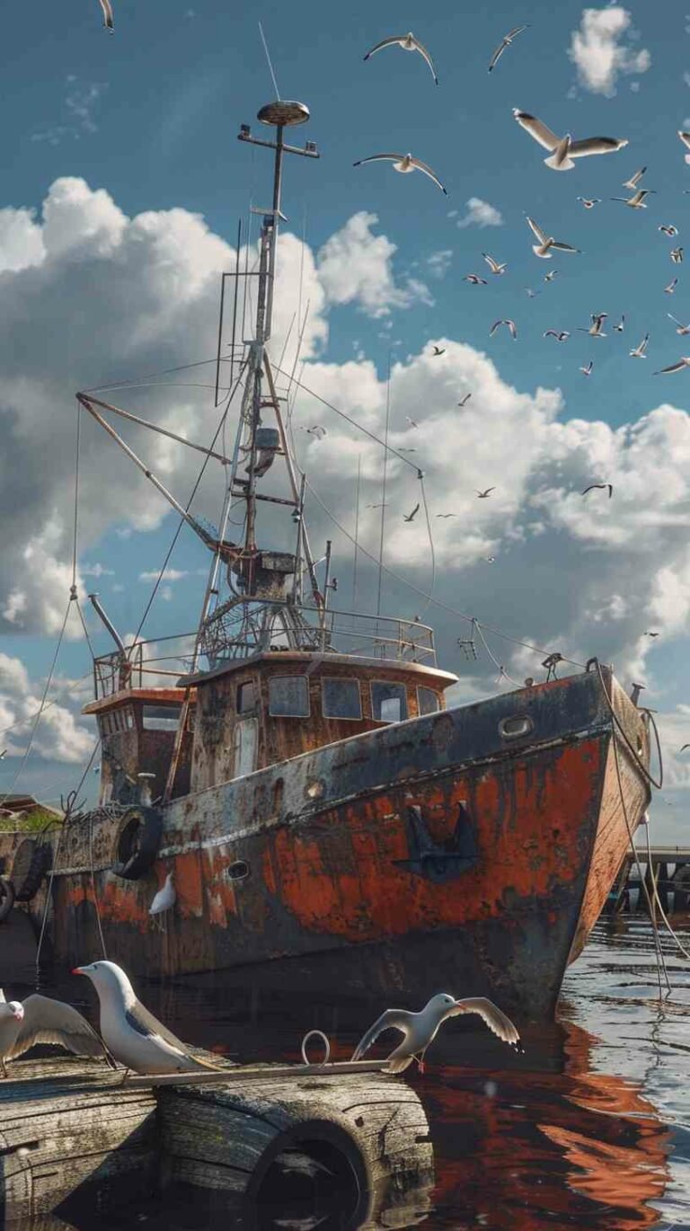 Picture of a Trawler 4K HD Wallpapers