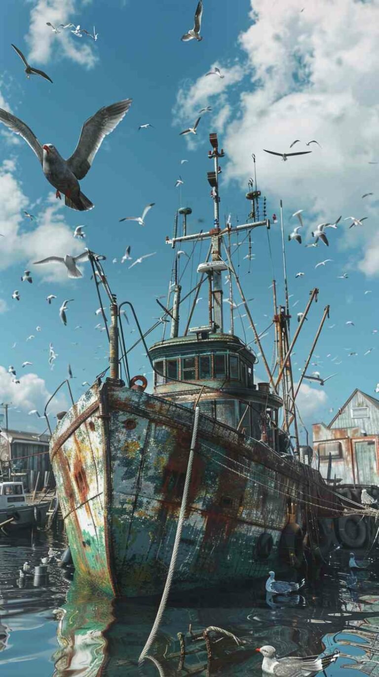 Picture of a Trawler 4K HD Wallpapers