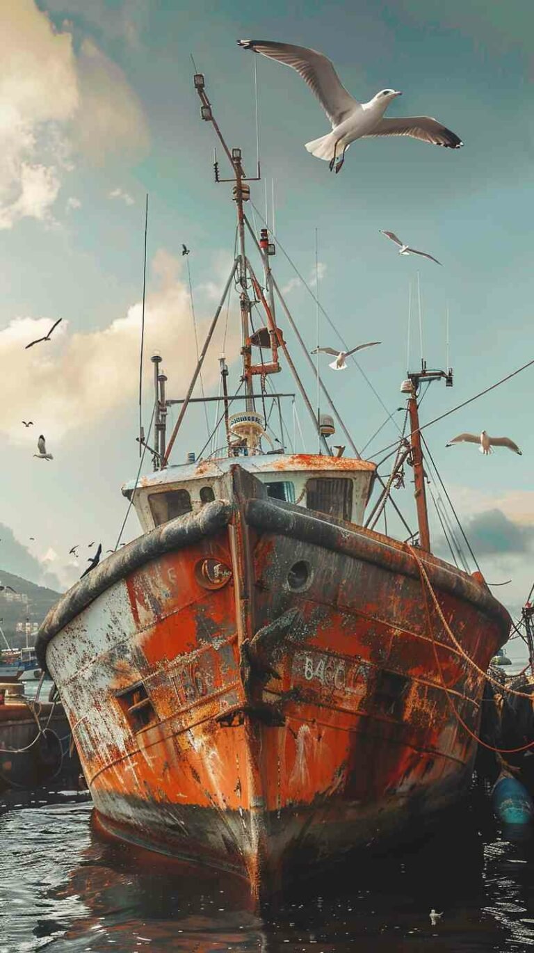 Picture of a Trawler 4K HD Wallpapers
