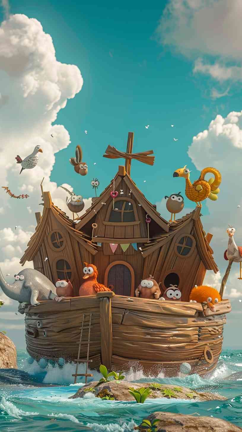 Noah Boat Picture 4K HD Wallpapers