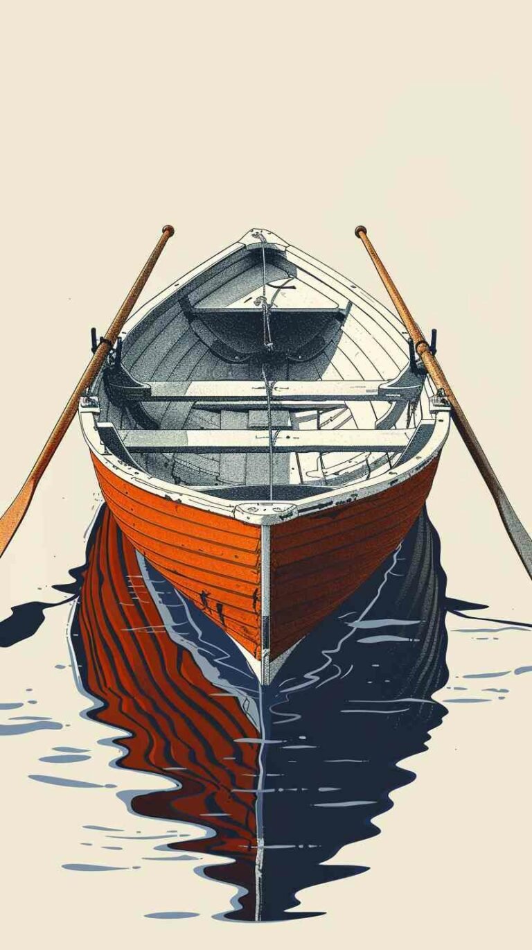 Boat Outline Picture 4K HD Wallpaper