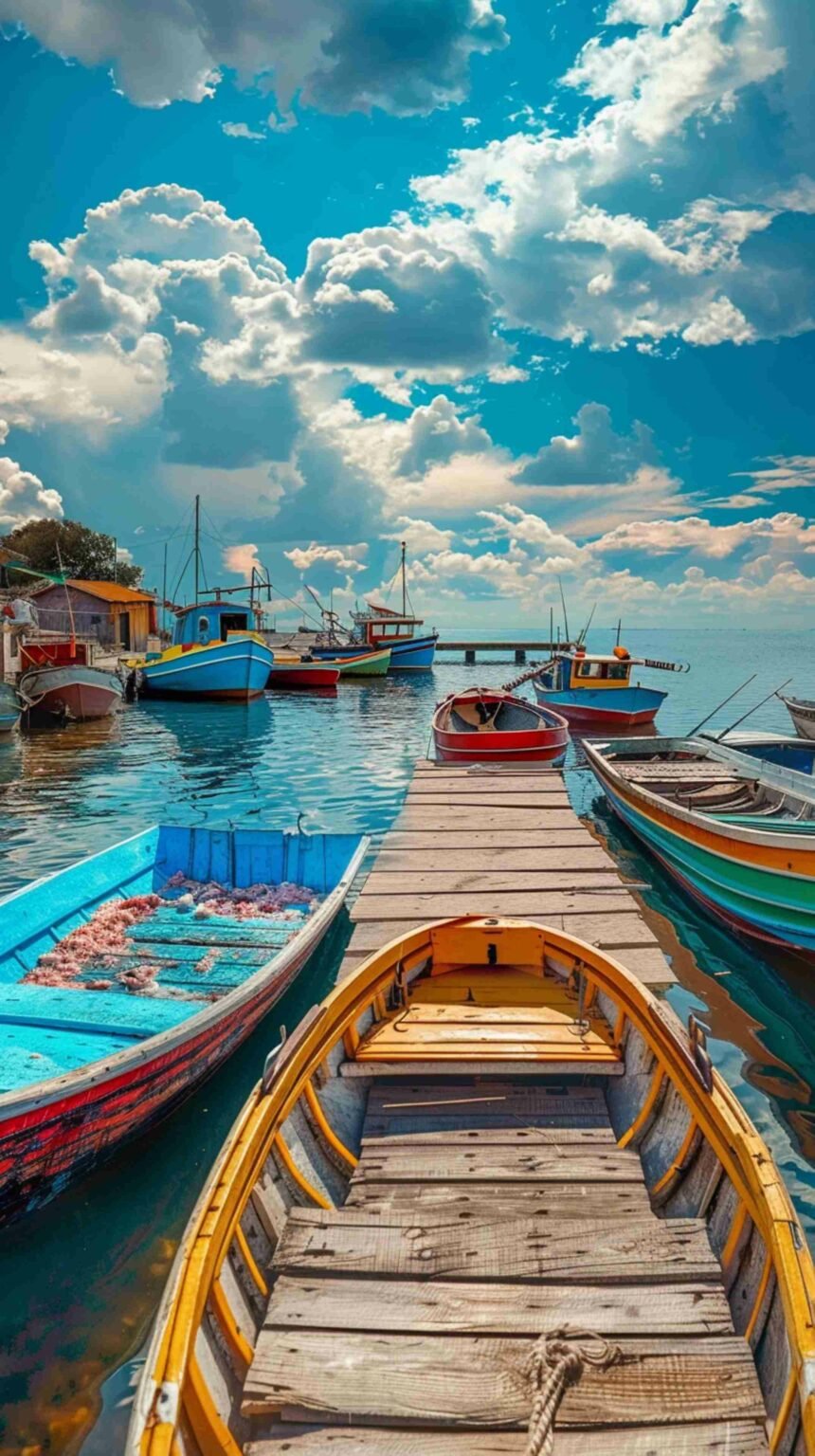 Boat Dock Image 4K HD Wallpapers