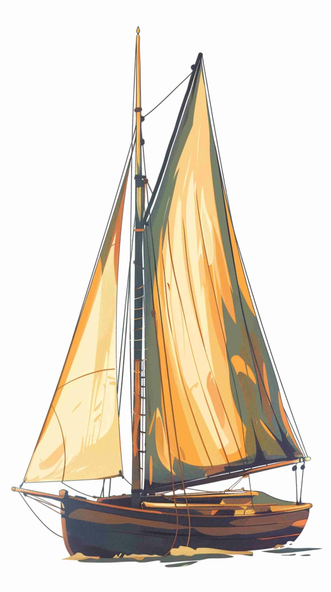 Boat Vector Image 4K HD Wallpaper