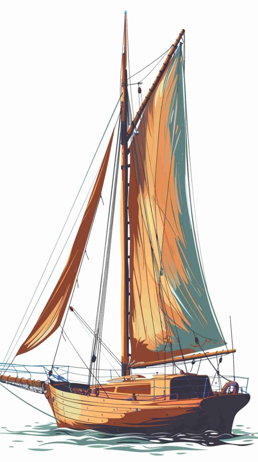 Boat Vector Image 4K HD Wallpaper