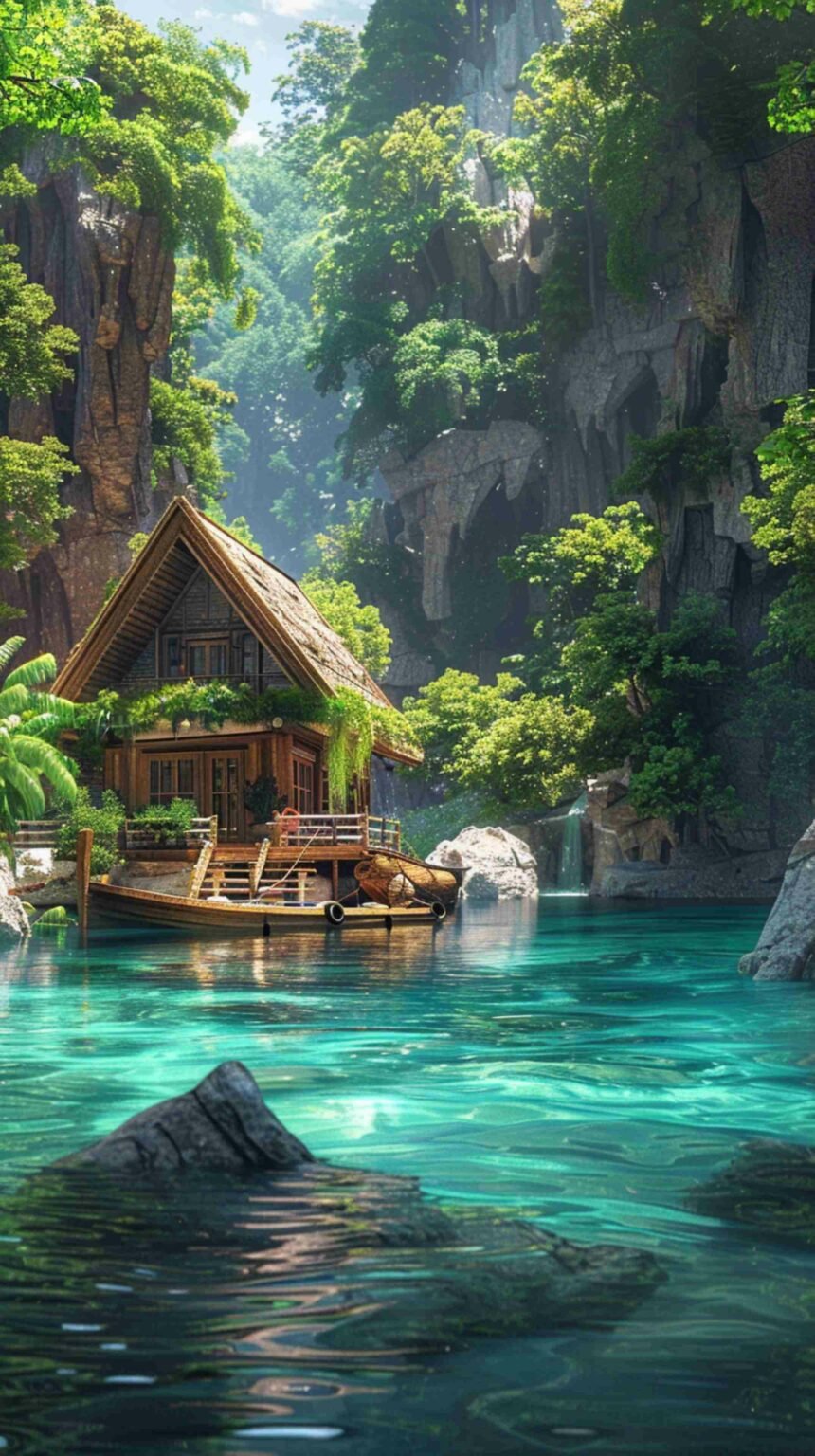 Alapi Boat House Images 4K HD Wallpapers