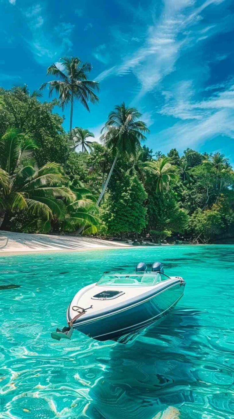 Image of Speed Boat 4K HD Wallpaper