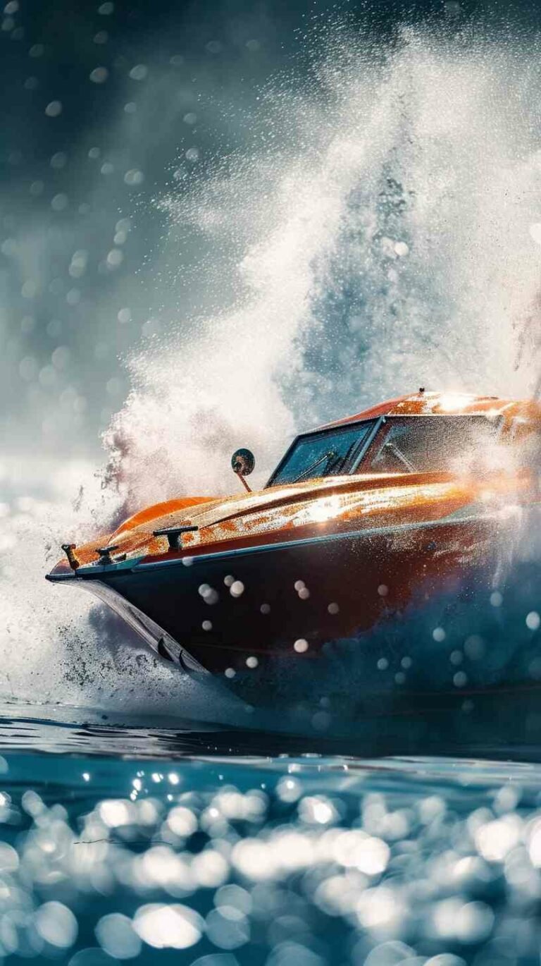 Image of Speed Boat 4K HD Wallpaper