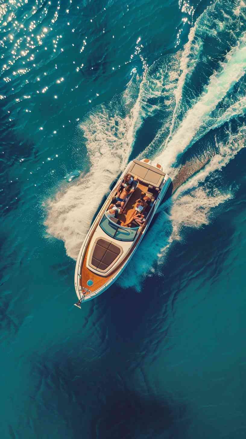 Image of Speed Boat 4K HD Wallpaper