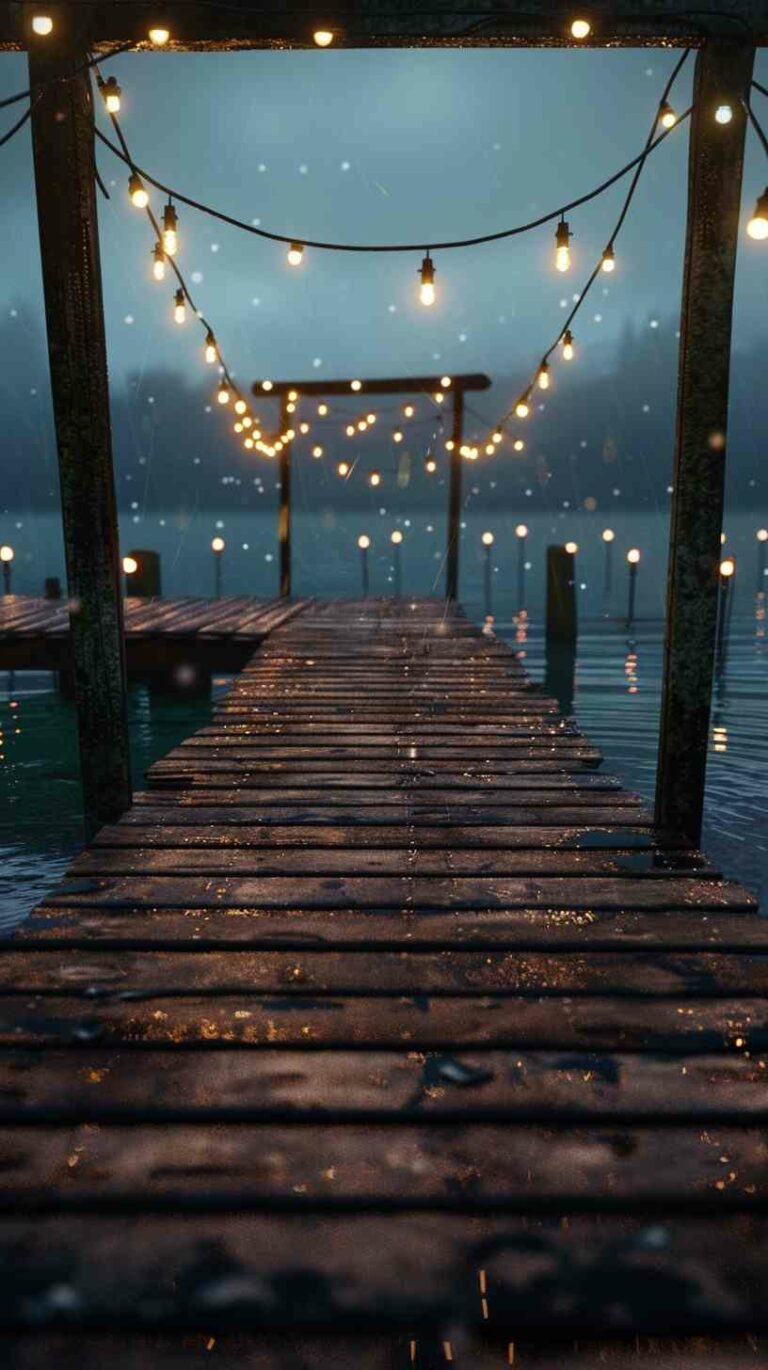 Lake Dock Picture 4K HD Wallpaper