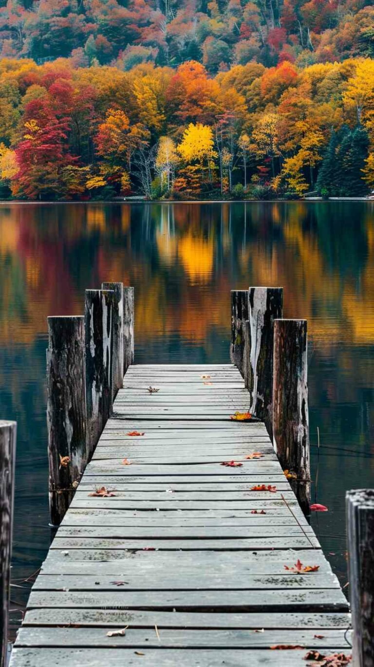 Lake Dock Picture 4K HD Wallpaper