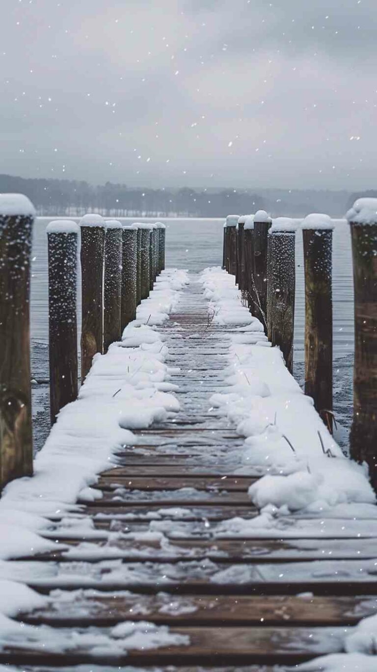 Lake Dock Picture 4K HD Wallpaper