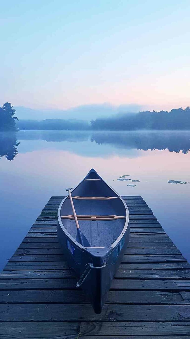 Lake Dock Picture 4K HD Wallpaper