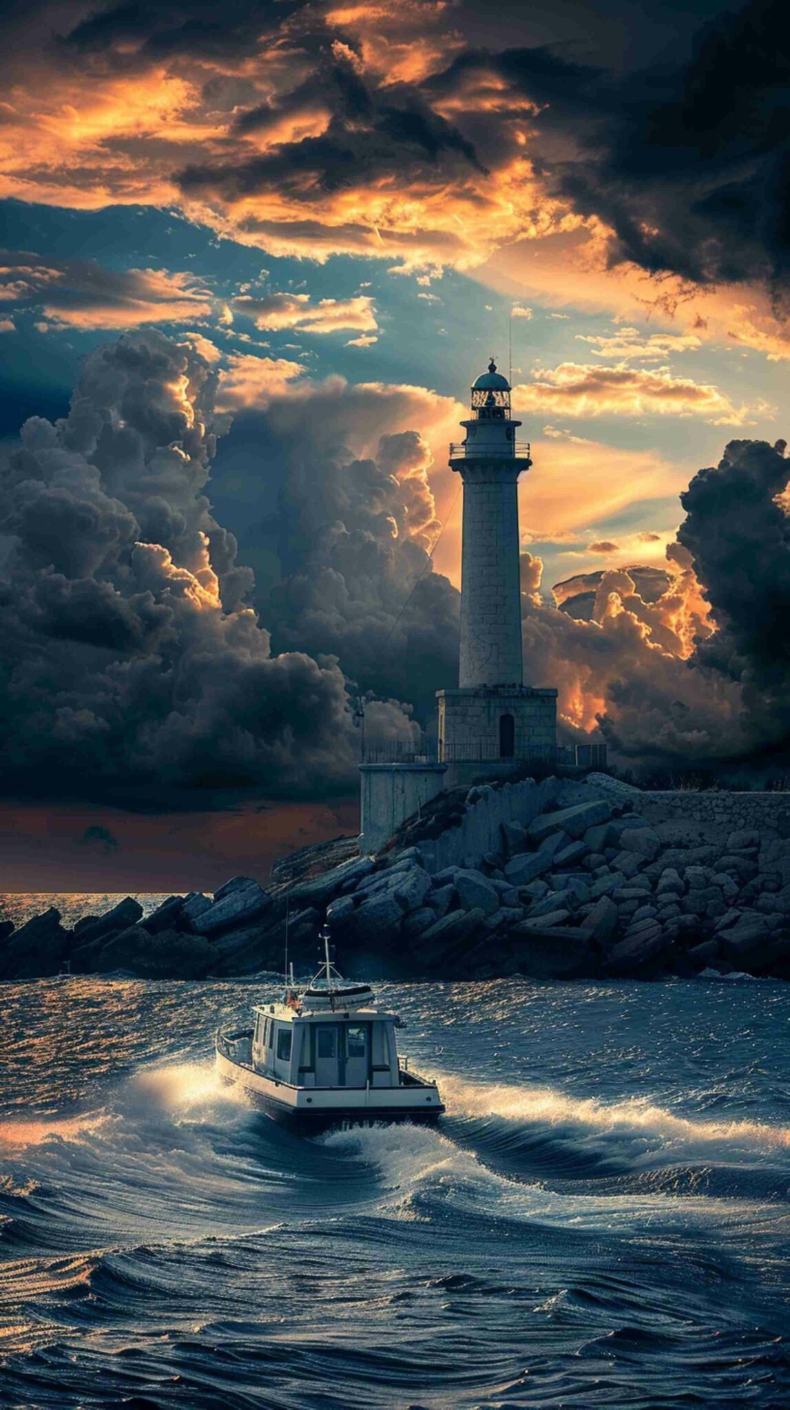 Photo of a Boat 4K HD Wallpaper