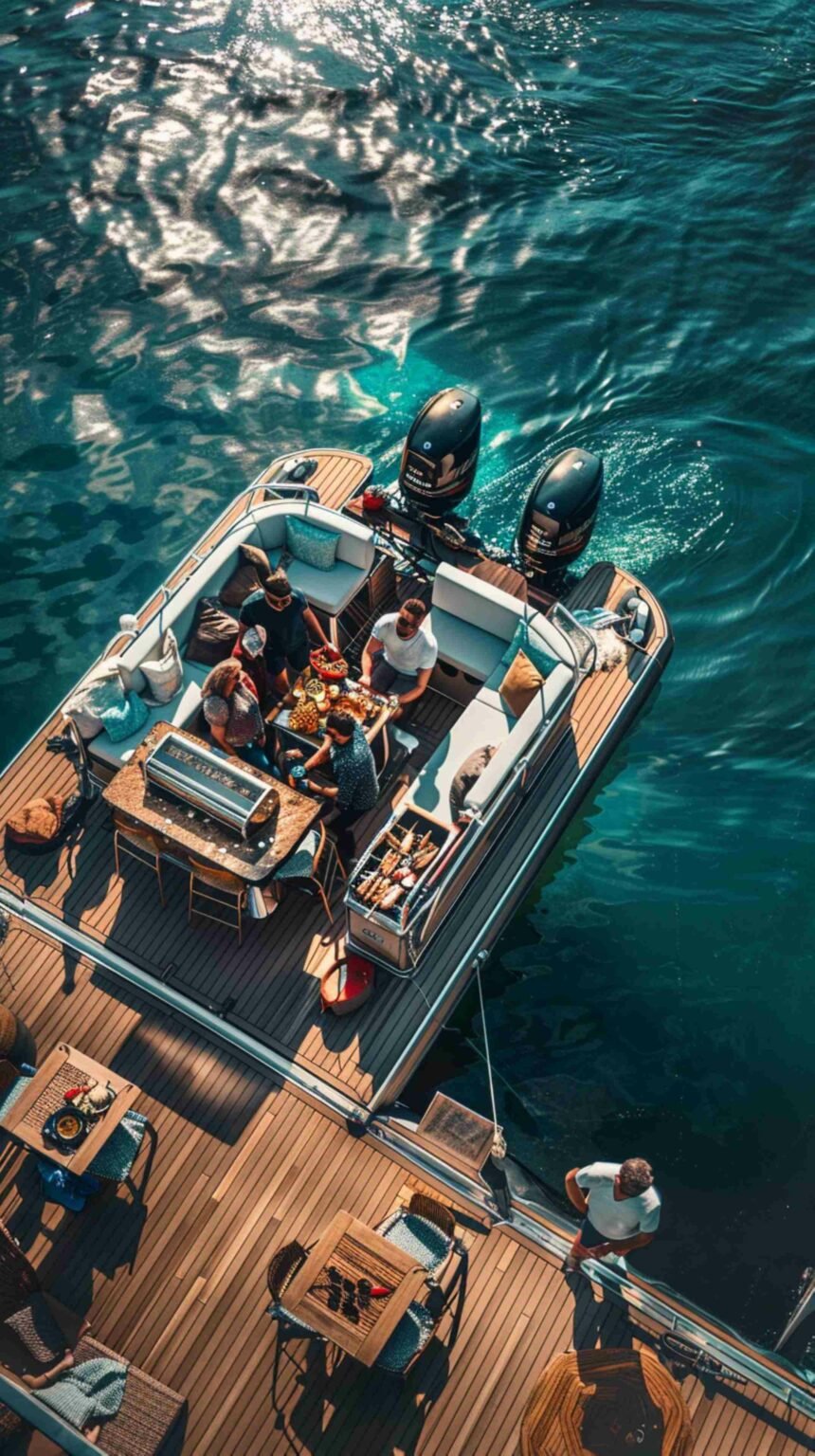 Pics of Pontoon Boats 4K HD Wallpapers