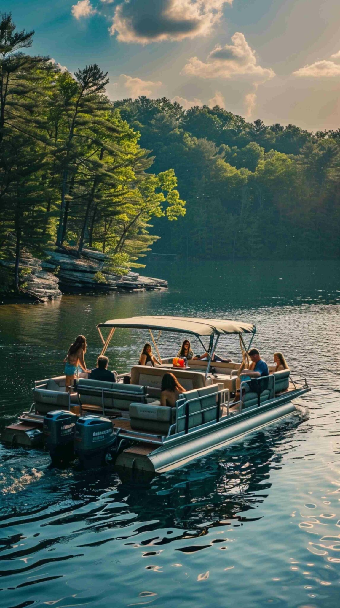Pics of Pontoon Boats 4K HD Wallpapers
