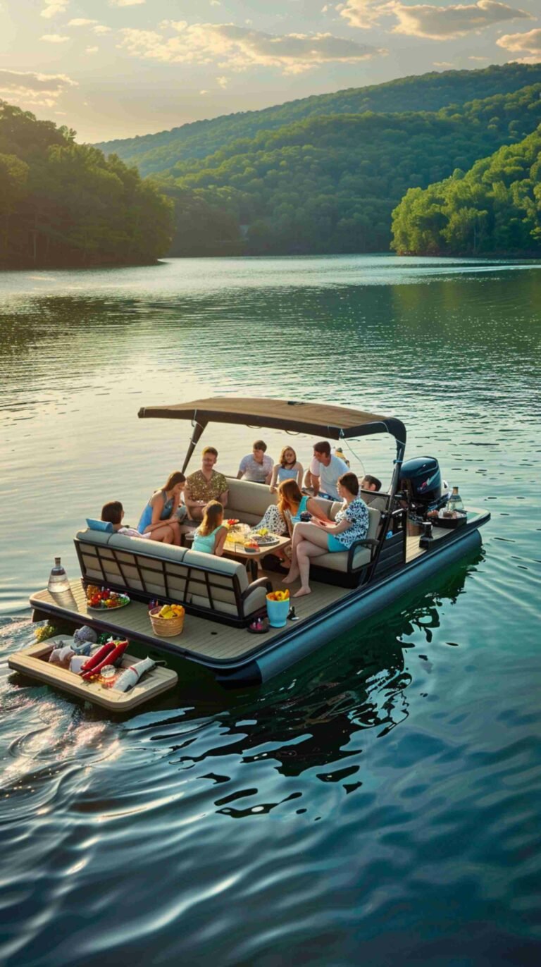 Pics of Pontoon Boats 4K HD Wallpapers