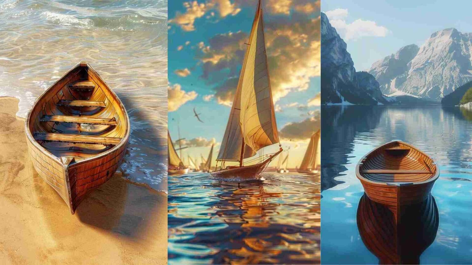 Images of Wooden Boats 4K HD Wallpapers