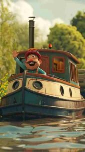 Narrowboat Clipart 4K HD Wallpapers