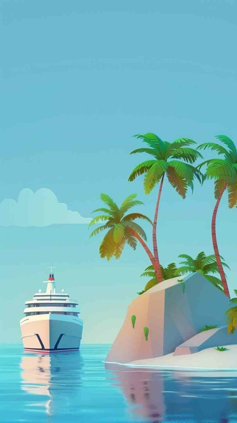 Cartoon Cruise Ship Images 4K HD Wallpapers