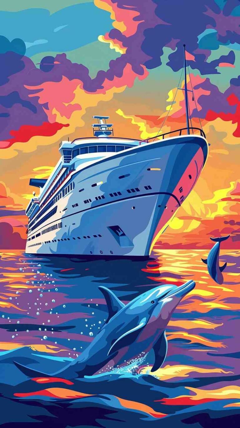 Cartoon Cruise Ship Images 4K HD Wallpapers