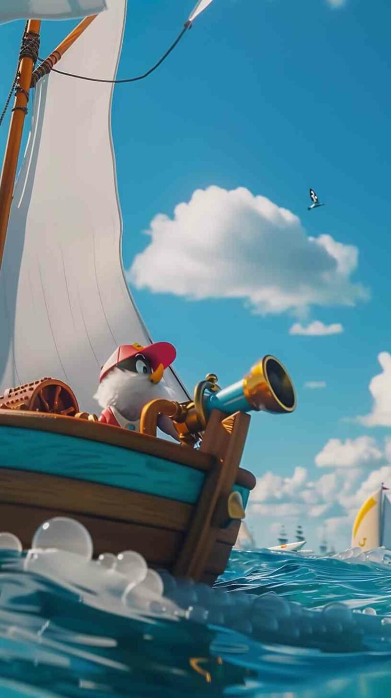 Cartoon Sailboat Images 4K HD Wallpapers