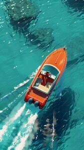 Clip Art Speed Boat 4K HD Wallpapers