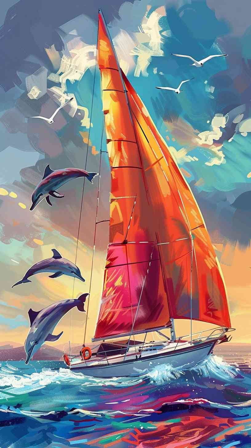 Picture Of Boat Cartoon 4K HD Pictures