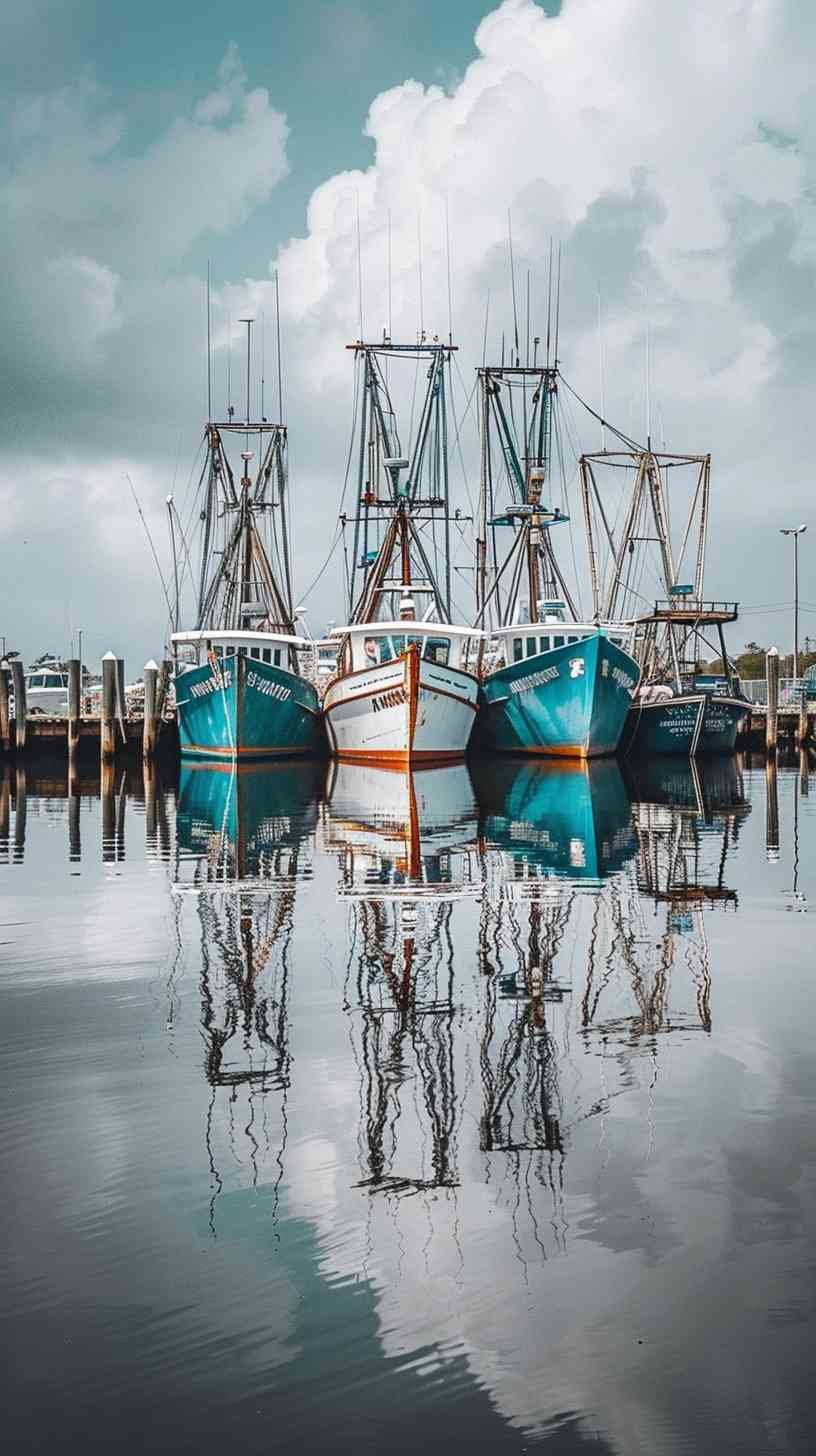 Images of Shrimp Boats 4K HD Wallpapers