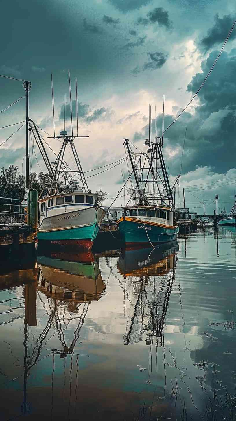 Images of Shrimp Boats 4K HD Wallpapers