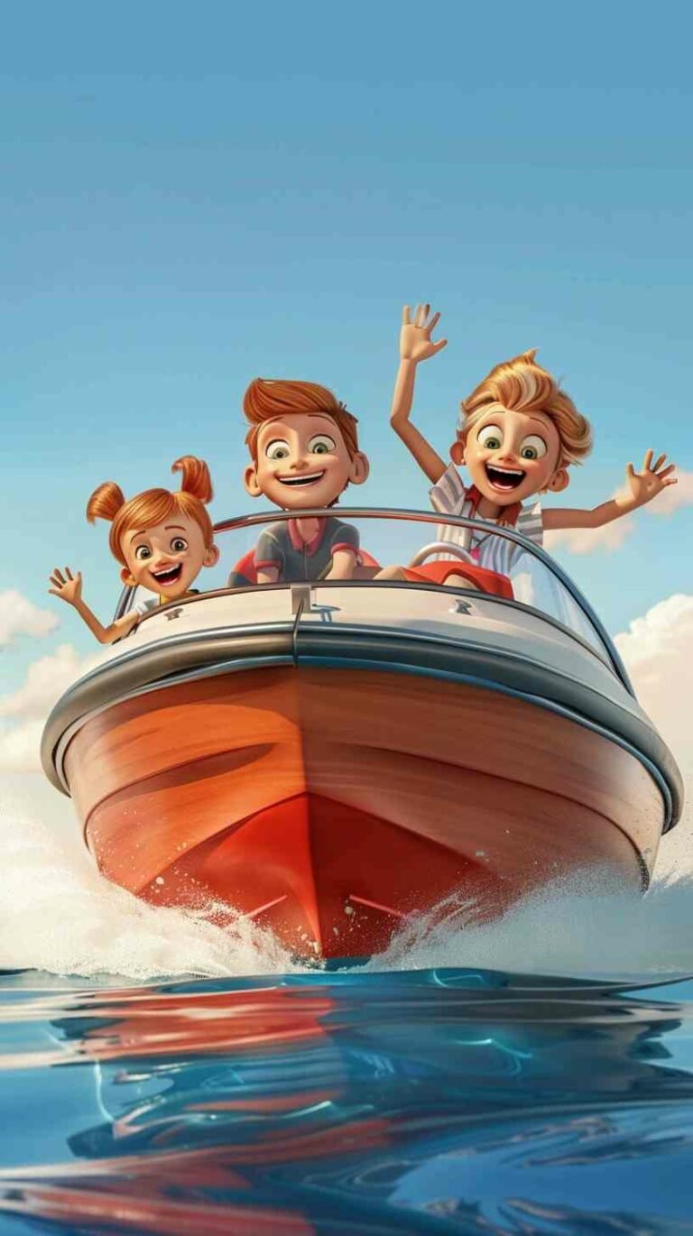 Picture of Boat Cartoon 4K HD Pictures