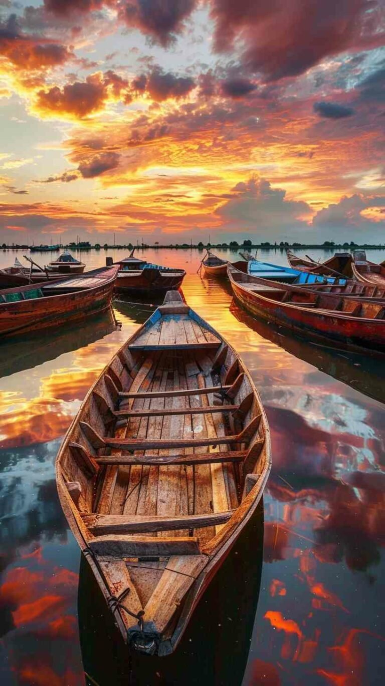 Images of Wooden Boats 4K HD Wallpapers