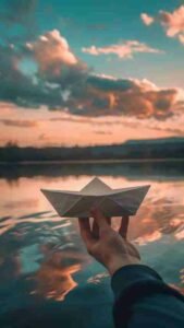 Paper Boat Wallpaper 4K HD Images