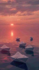 Paper Boat Wallpaper 4K HD Images