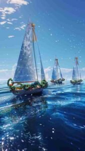 Christmas Sailing Images 4K HD Wallpapers