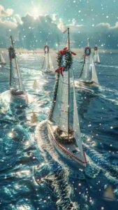 Christmas Sailing Images 4K HD Wallpapers