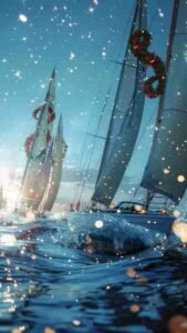 Christmas Sailing Images 4K HD Wallpapers