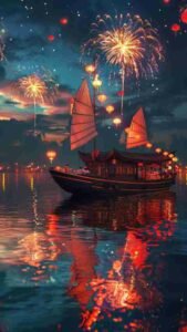 Chinese Junk Boat Images 4K HD Wallpapers