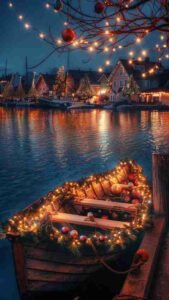 Christmas Boat Images 4K HD Wallpapers