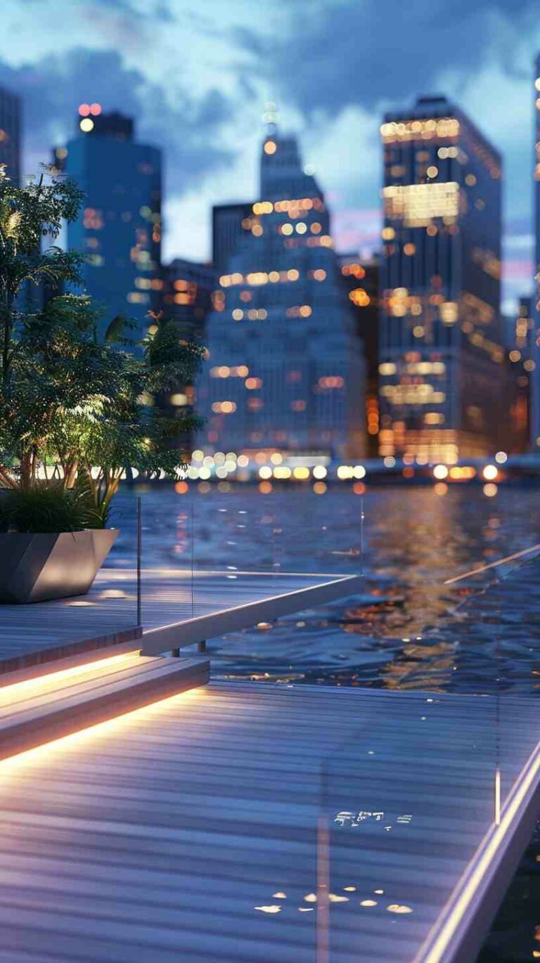 Images of Docks on a Lake 4K HD Wallpapers