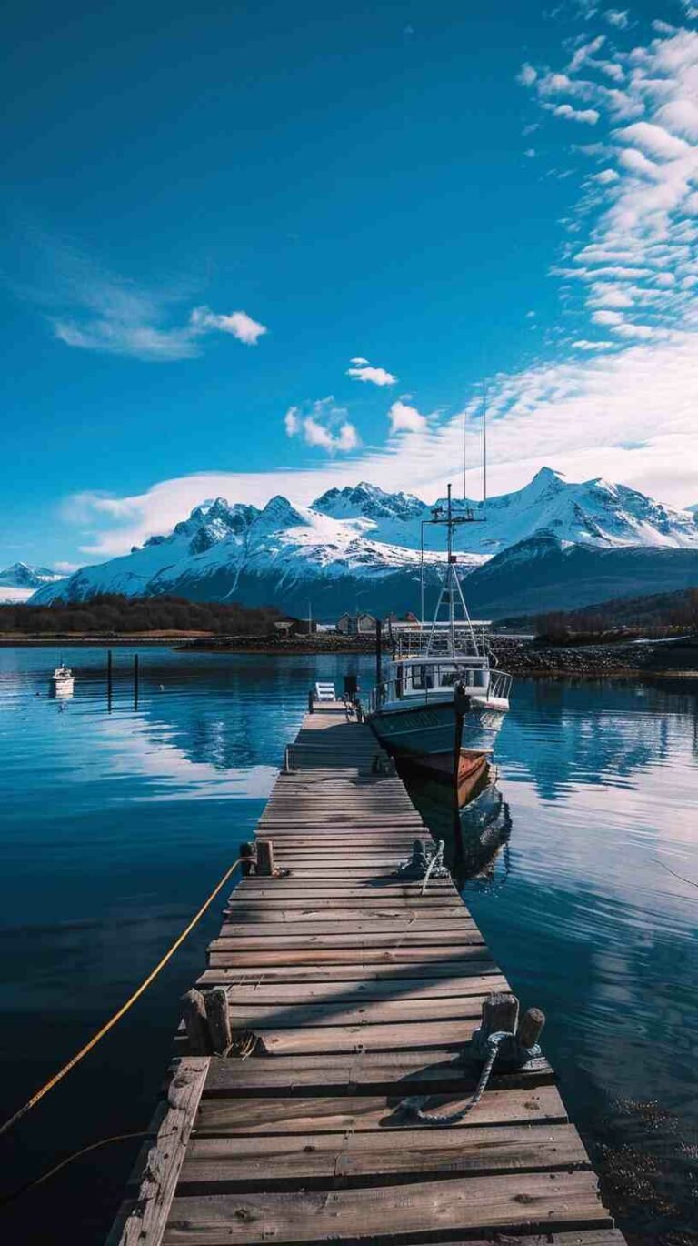 Images of Docks on a Lake 4K HD Wallpapers